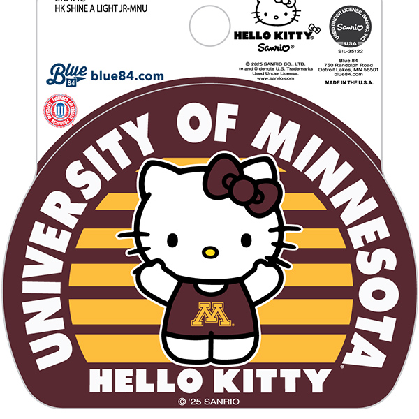 University of Minnesota Hello Kitty Sticker | U of M Bookstores