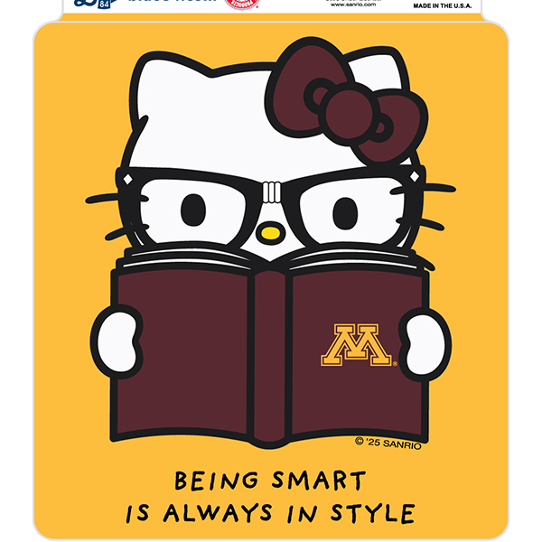 University of Minnesota Hello Kitty 'Being Smart is Always in Style ...