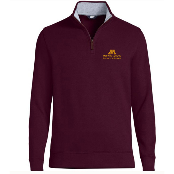Lands' End University of Minnesota Medical School Men's Quarter Zip ...
