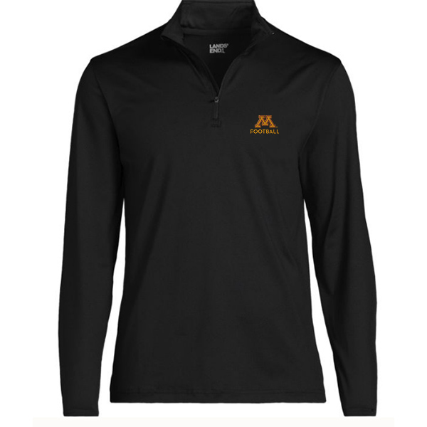 Lands' End University of Minnesota Football Unisex Rapid Dry Quarter ...