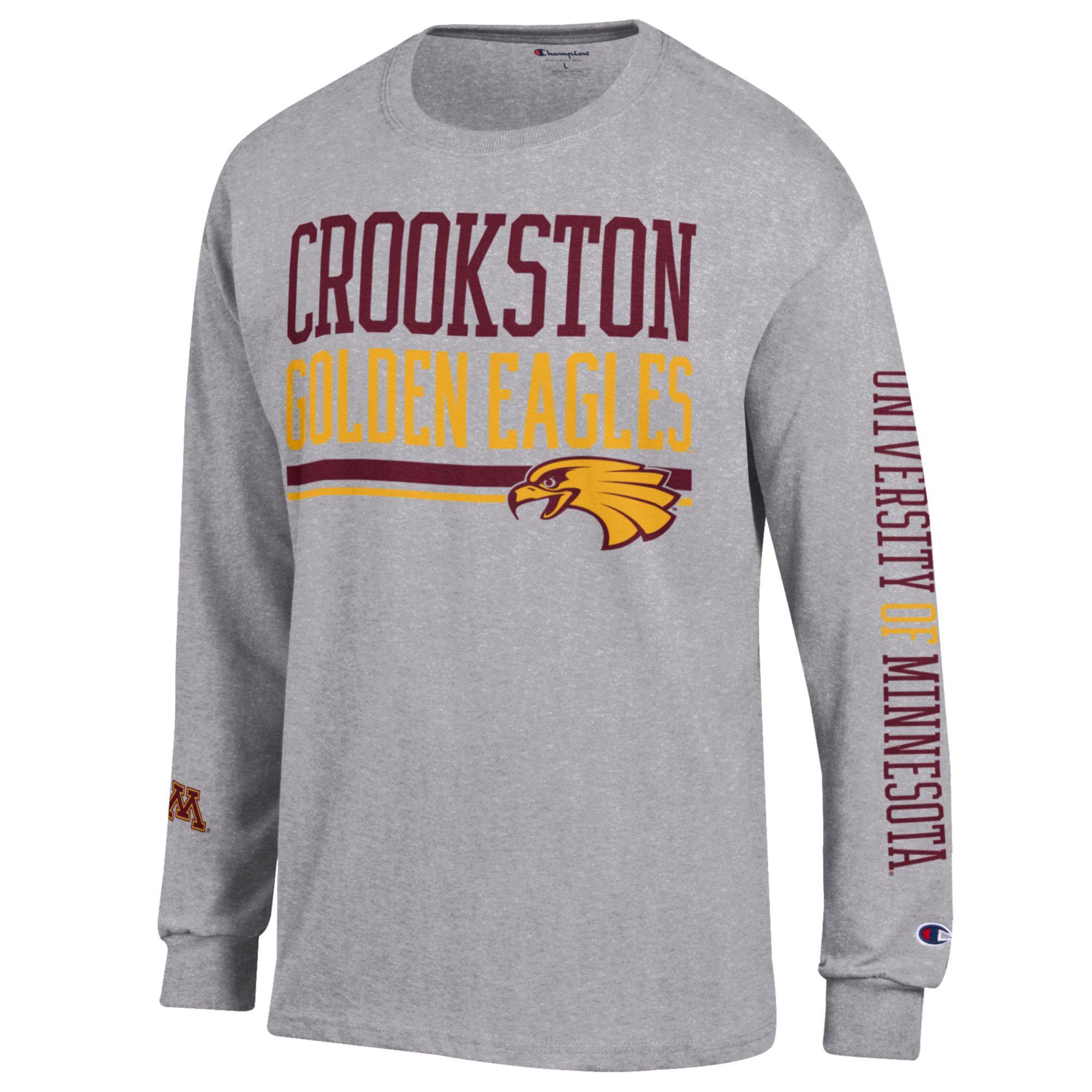 Champion Women's Crew Neck Crookston Golden Eagles | U of M Bookstores